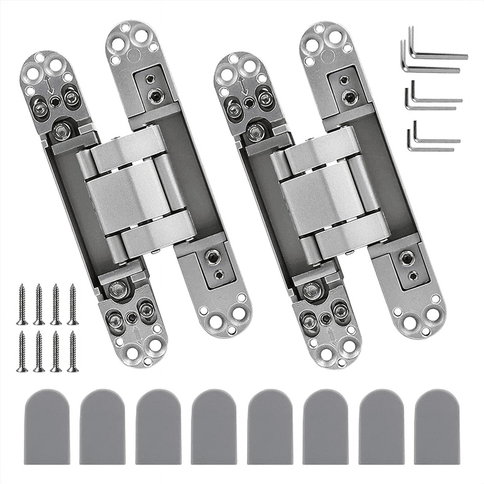 Symkmb 6Inch Door Hinges Zinc Alloy Hinge, 3-Way Adjustable Butt Hinges ...
