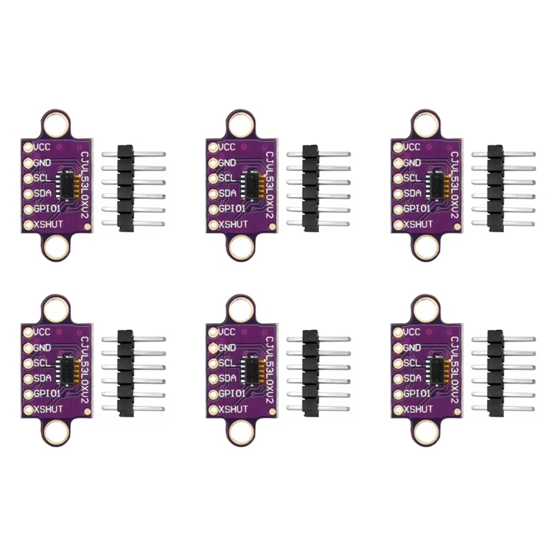 Symkmb 6PCS V2 Laser Distance Measuring Sensor Module Time-of-Flight ...