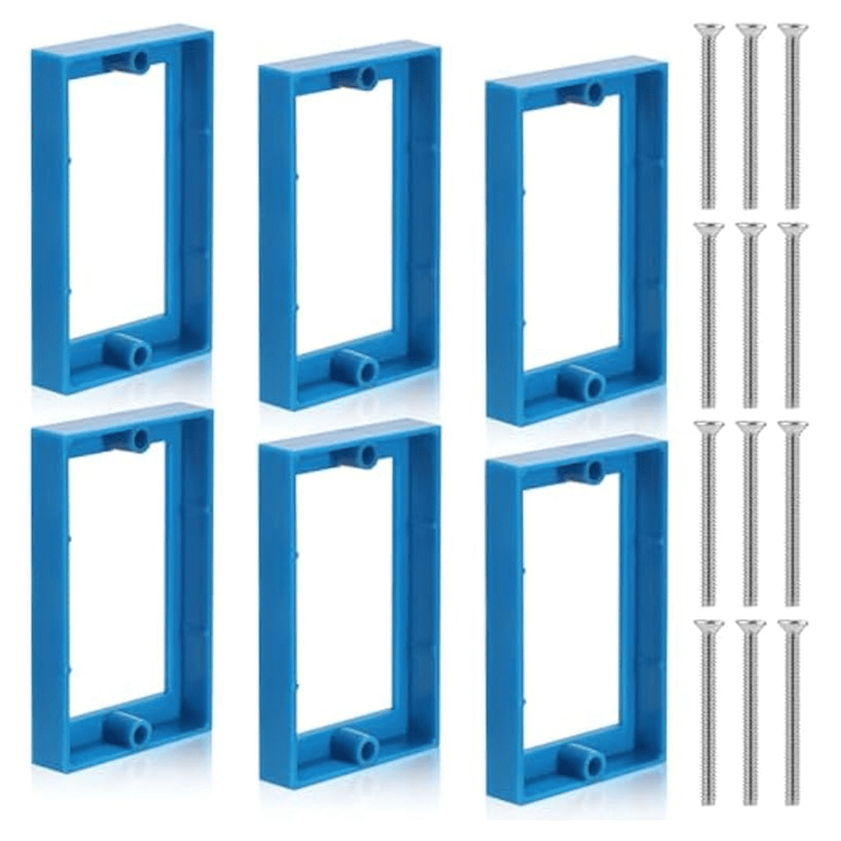 Symkmb 6pcs 1/2inch Single Gang Receptacle Outlet Box Extenders ...