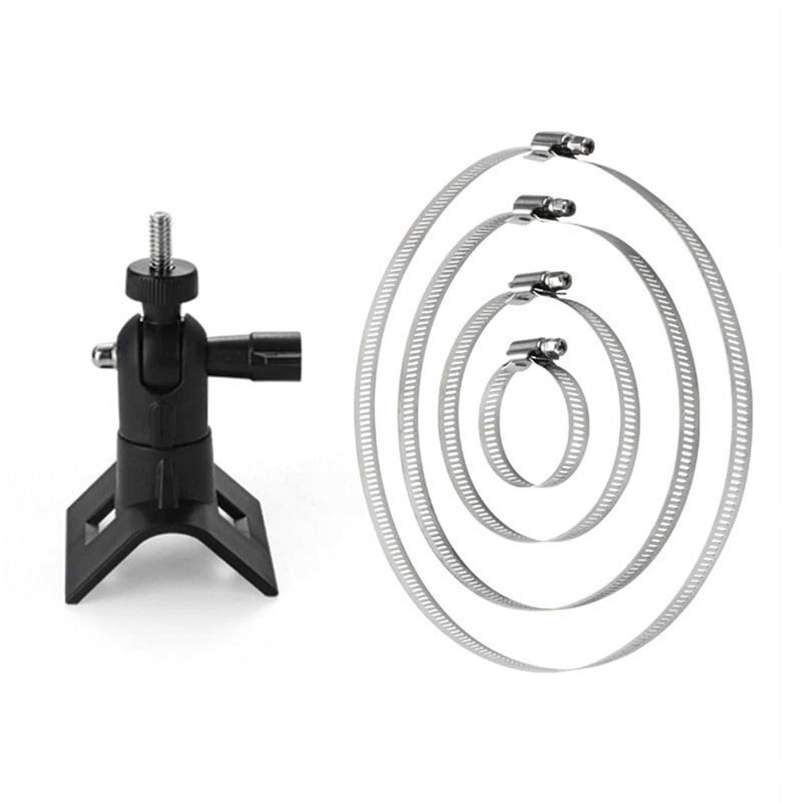 Symkmb Adjustable Stainless Steel Hose Clamp Hoop Pipe Poles Mount ...