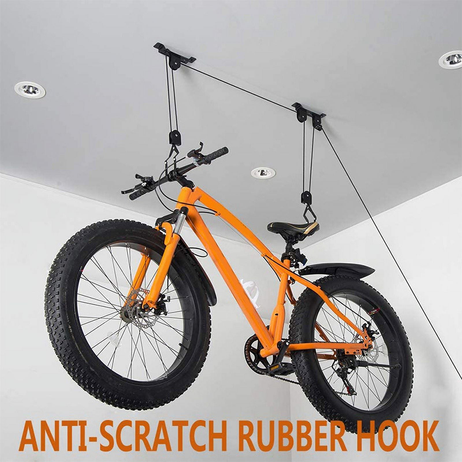Symkmb Bicycle Crane Rack Parking Rack Hanging Wall Rack Mountain Bike ...