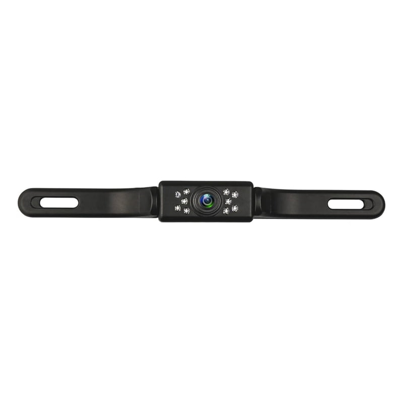 Car Backup Camera HD Night Vision Rear View License Plate with 9 LED ...