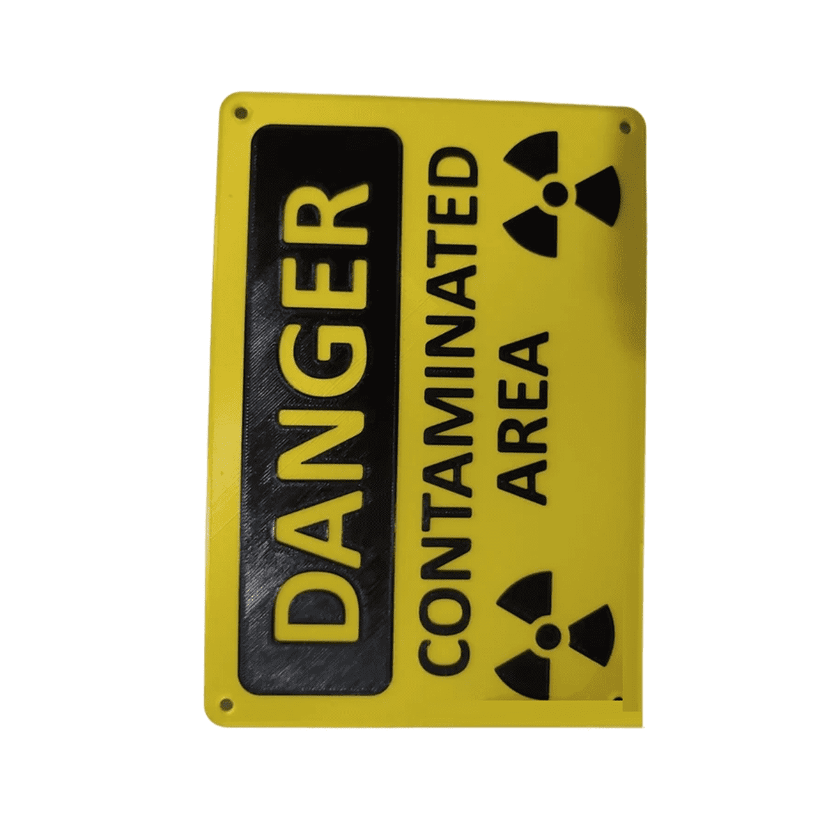 Symkmb Danger Contaminated Area Nuclear Radiation Sign / Danger ...