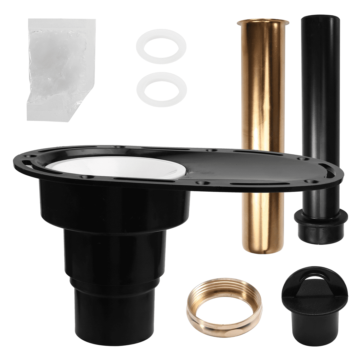 Symkmb Easy Installs Freestanding Tub Drain Rough in Set with Brass ...