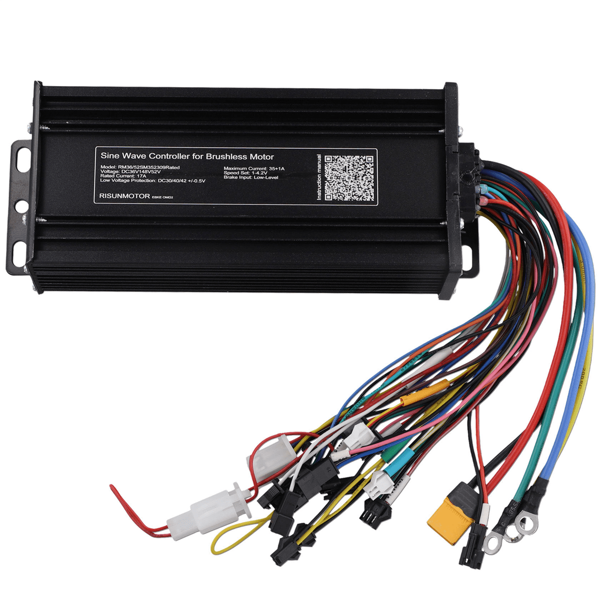 Symkmb Electric Bike Sine Wave Ebike Controller for Electric Bicycle Tricycle Ebike E-Scooter ...