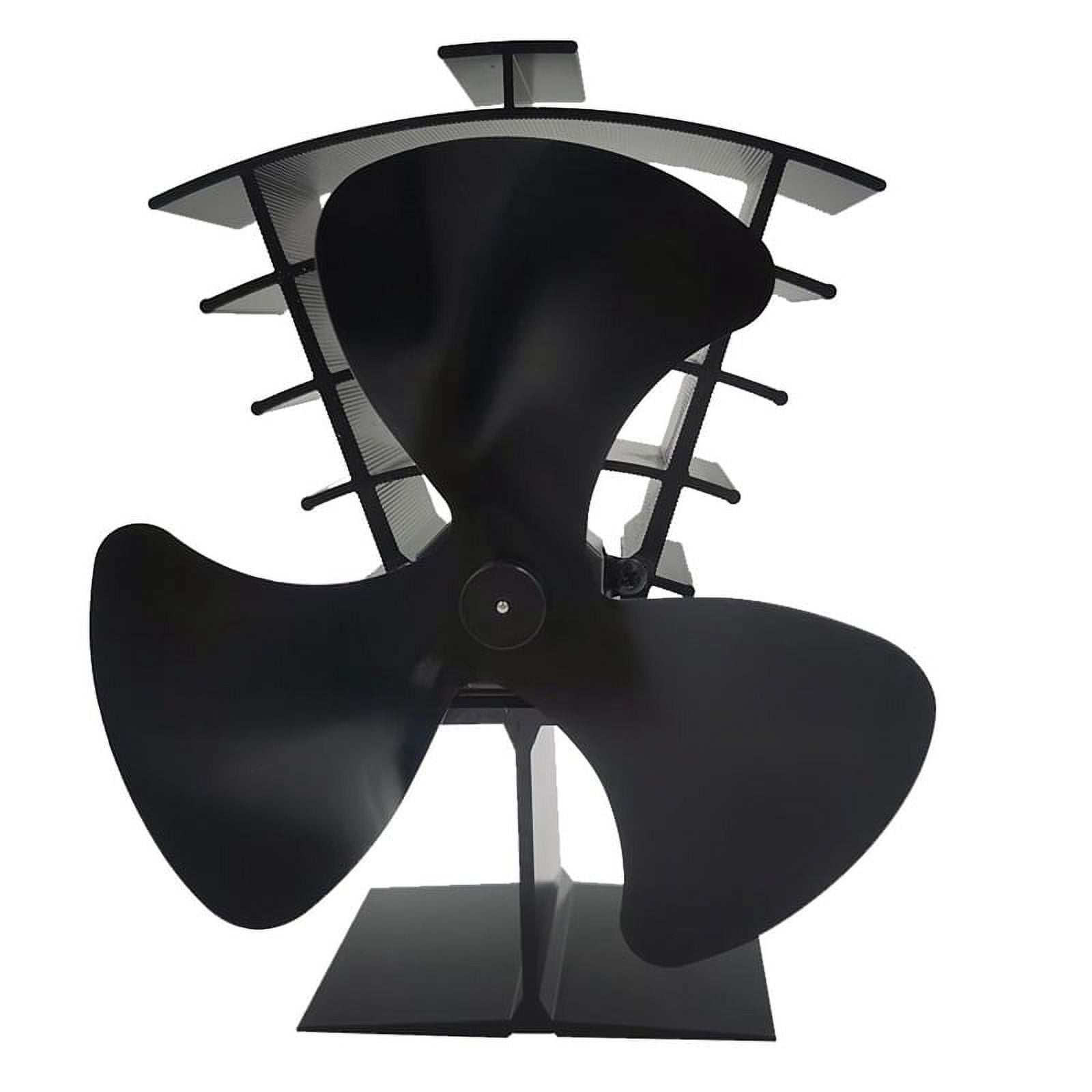 Symkmb For Wood/Log Burner/Fireplace Wood Stove Fan Small Designed 3 ...
