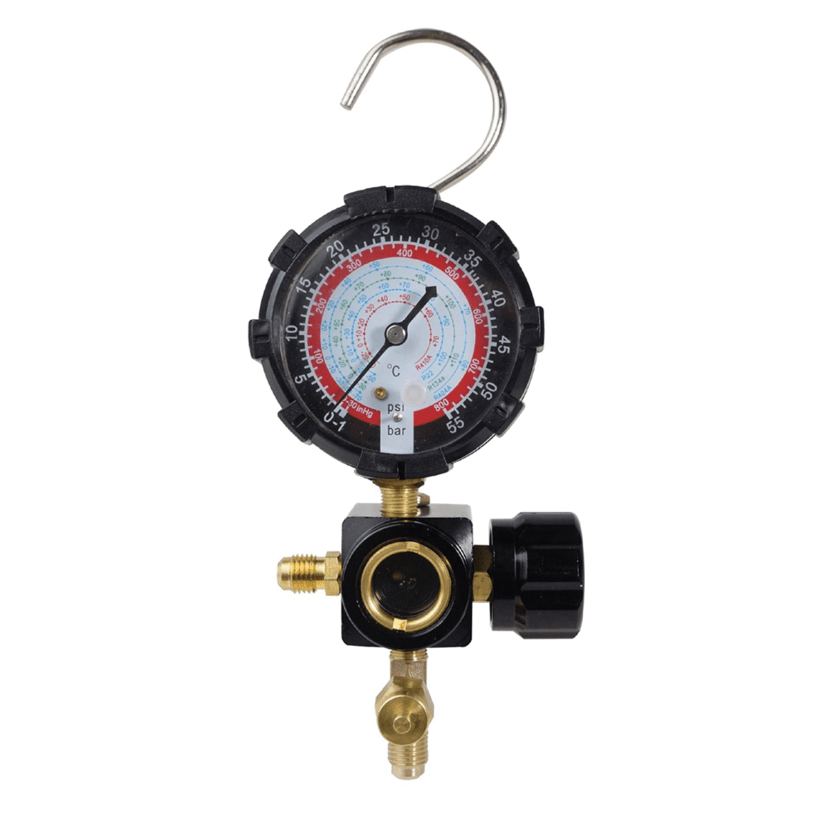Symkmb High Side Pressure Gauge R410A R22 R404A Single Manifold Gauge ...