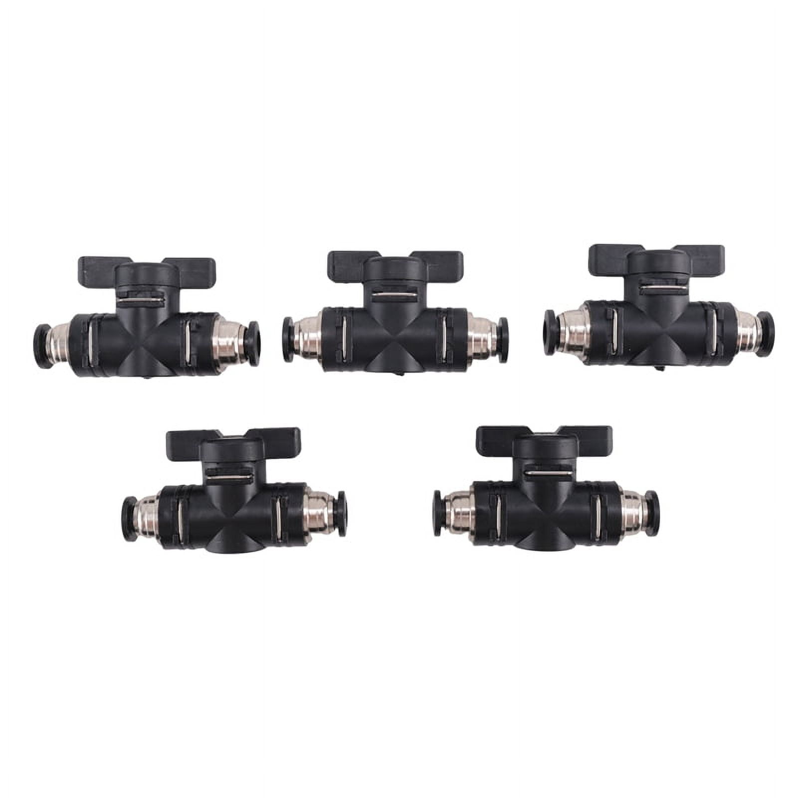 Symkmb Pneumatic Ball Valve Push to Connect Fittings Ball Valve Air Flow Control Valve Air ...