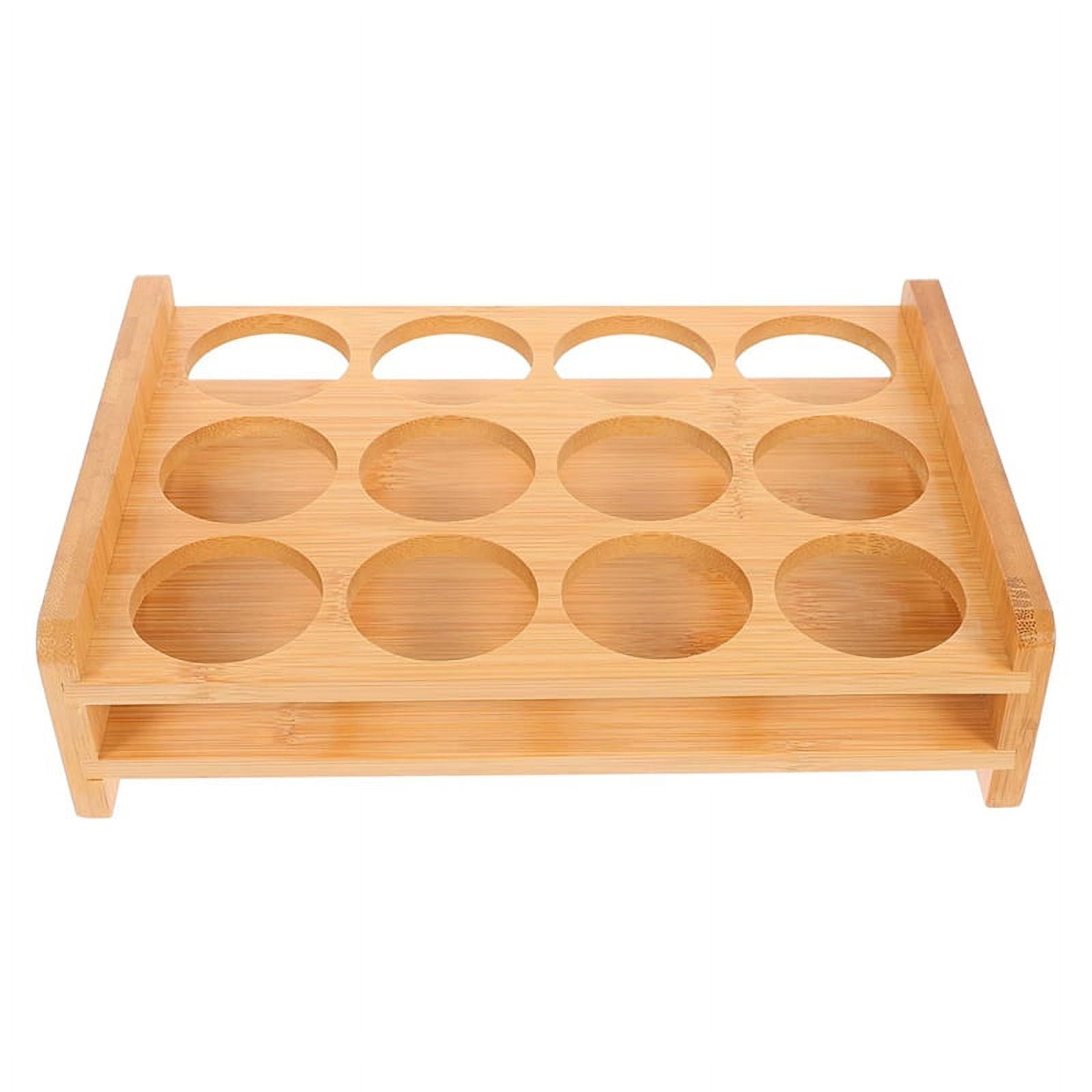 Symkmb Shot Glasses Set Shot Glass Tray Holder with 12 Holes Serving ...