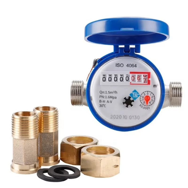 Symkmb Smart Water Meter Mechanical Rotary Pointer Counter Flow Water ...