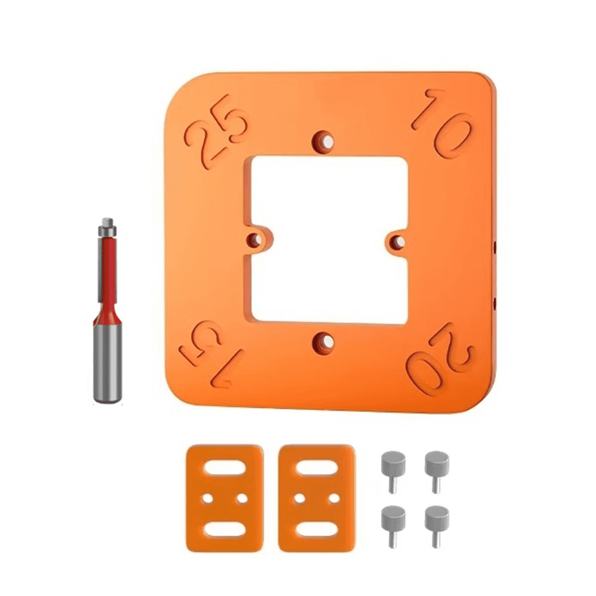 Symkmb Woodworking Router Corner Radius Templates Jig Routing Curved ...