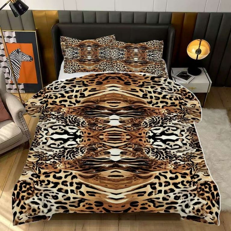 cheetah print quilt pattern