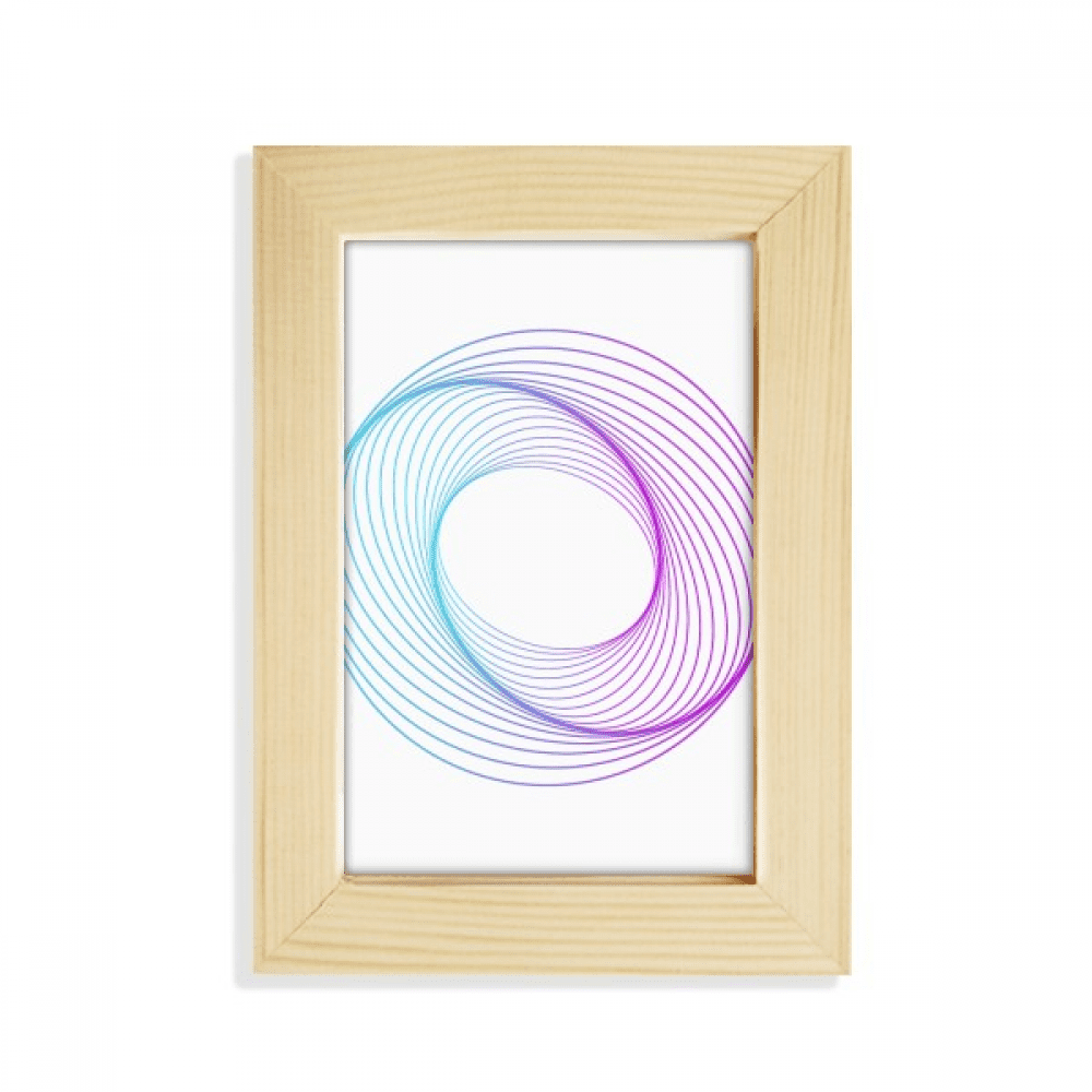Symmetrical Lines Concentrated Desktop Display Photo Frame Picture Art ...