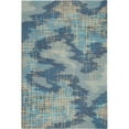 Symmetry Blue/Beige Area Rug - Walmart.com