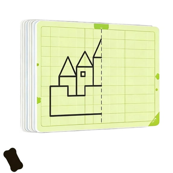 Symmetry Drawing Card, Educational Tool for Symmetrical Drawing ...
