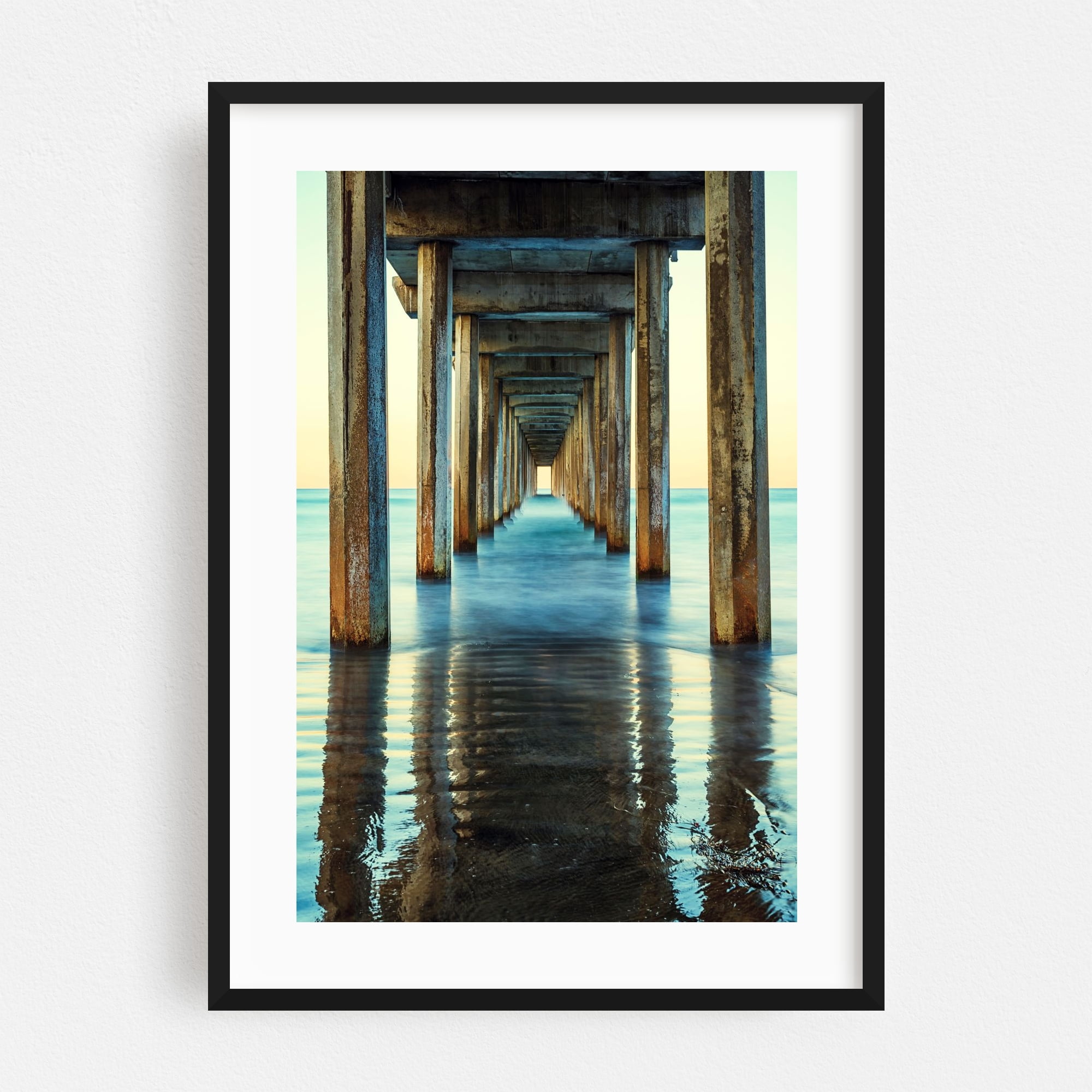 Symmetry of Serenity- Scripps Pier - San Diego California Photography ...