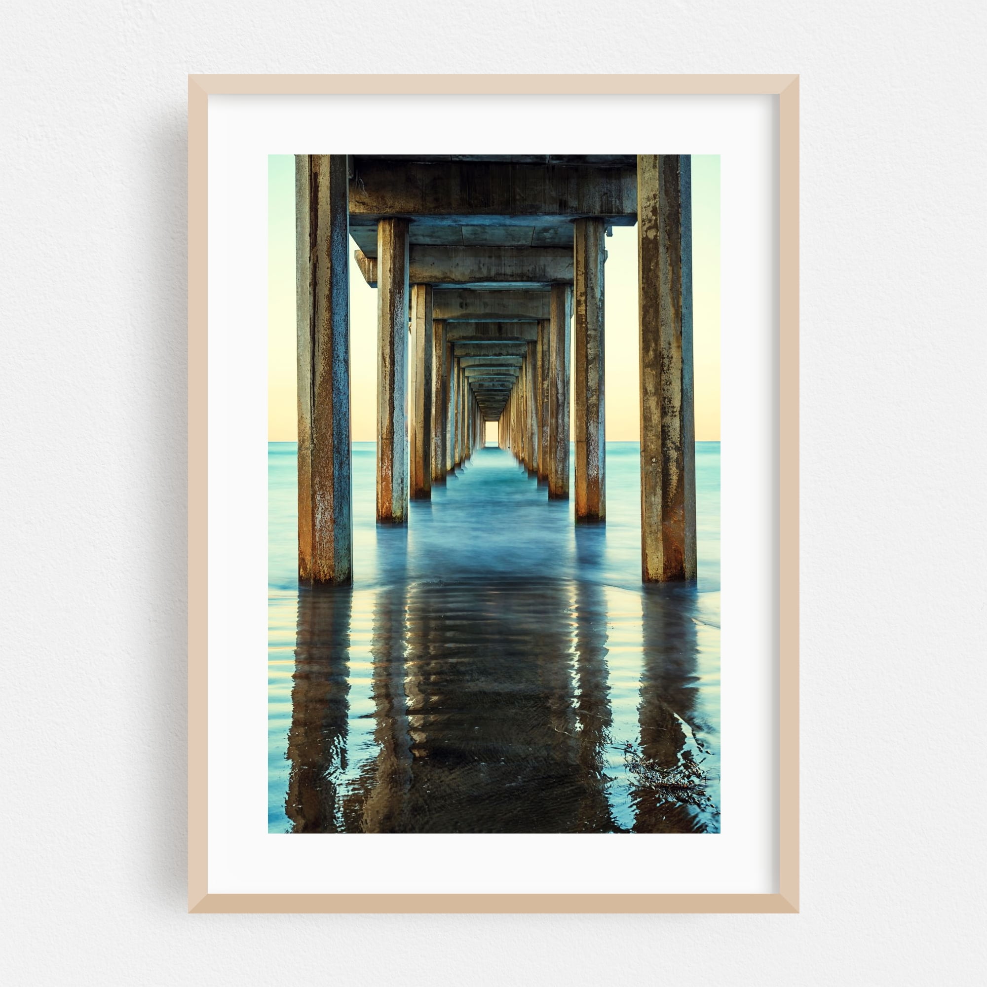 Symmetry of Serenity- Scripps Pier - San Diego California Photography ...