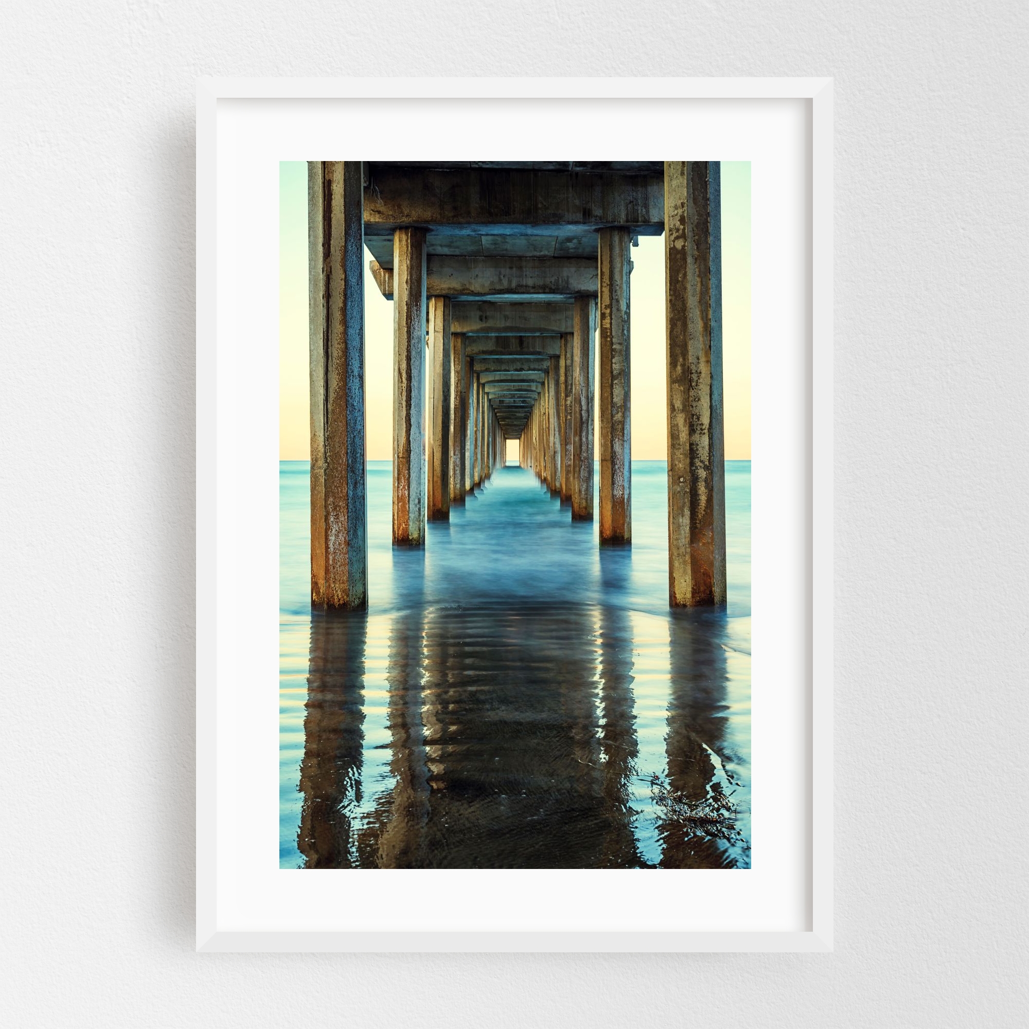 Symmetry of Serenity- Scripps Pier - San Diego California Photography ...