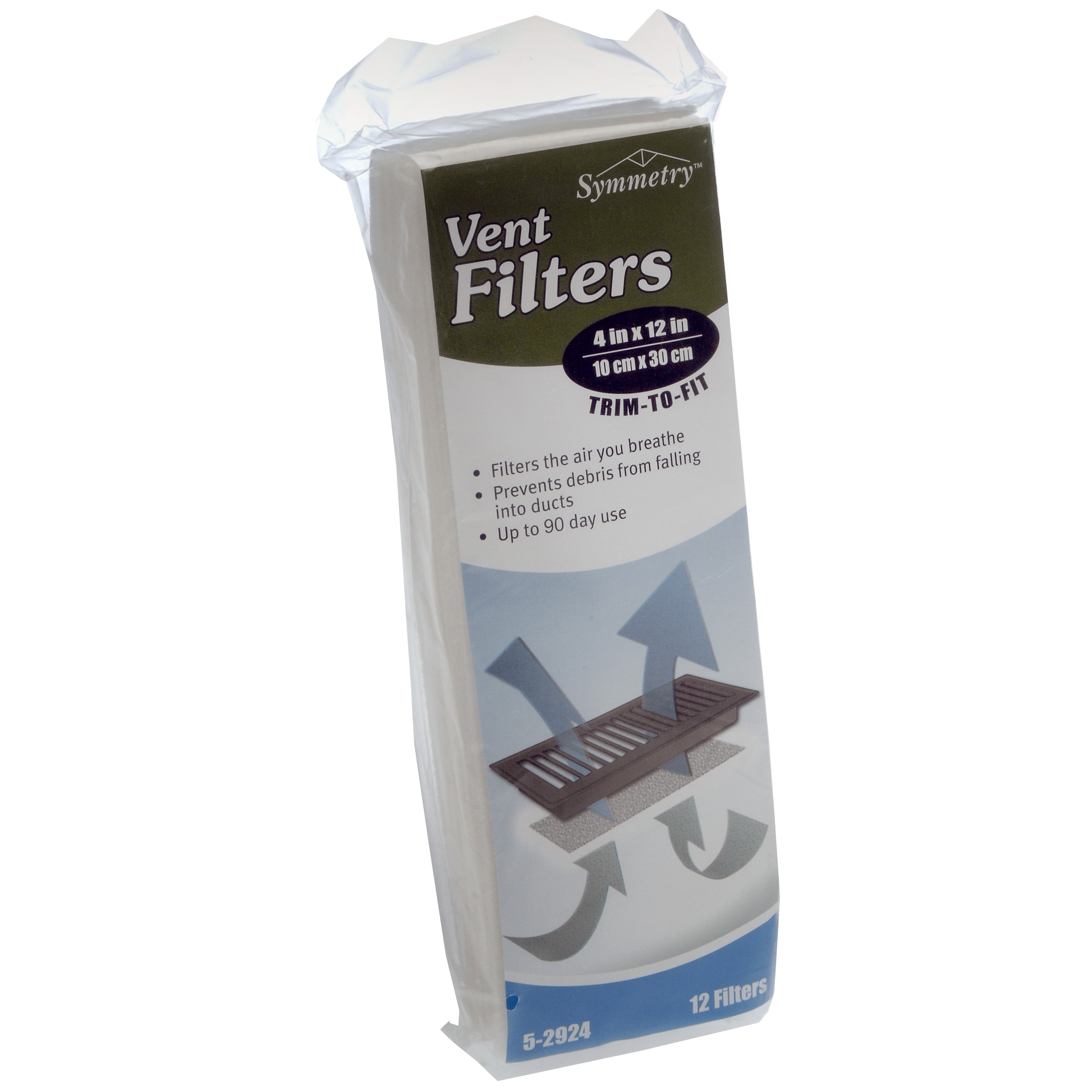Symmetry Vent Filters, 12pk - Walmart.com