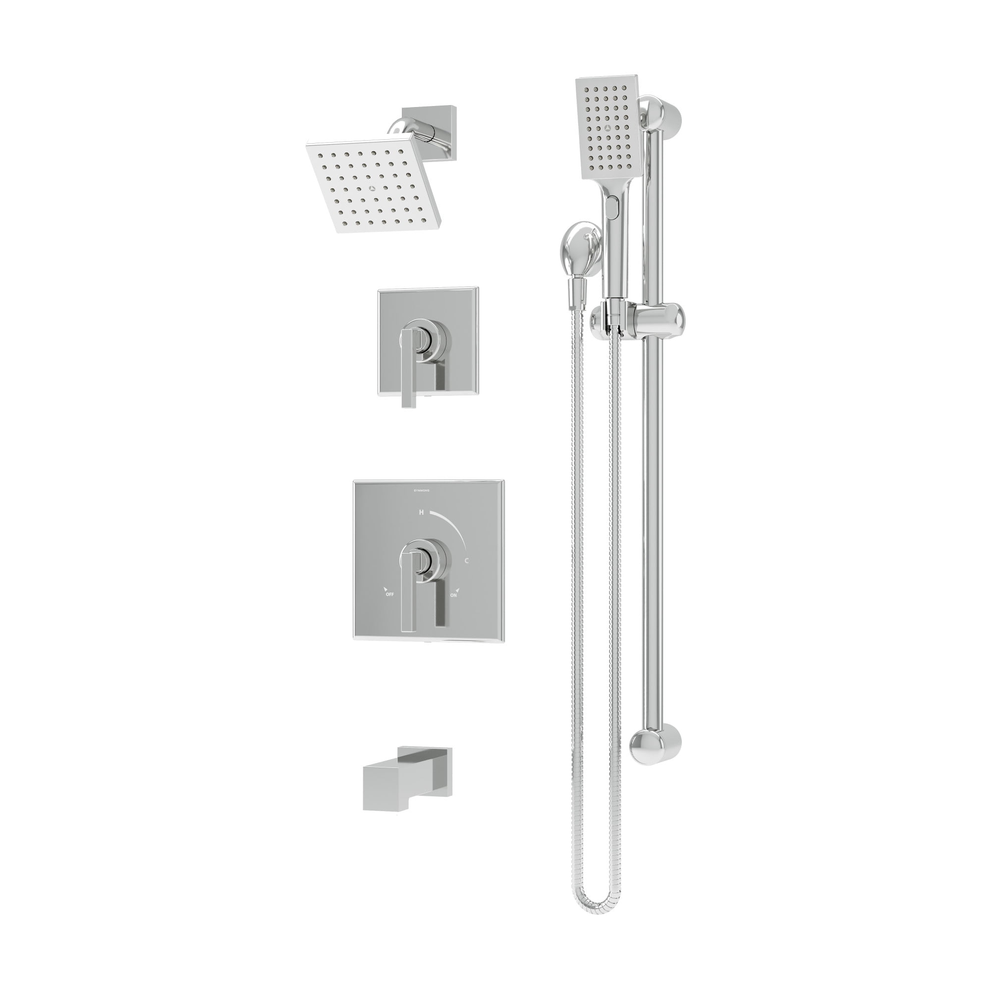 Symmons 369615Trm Duro Hydromersion Pressure Balanced Tub And Shower ...