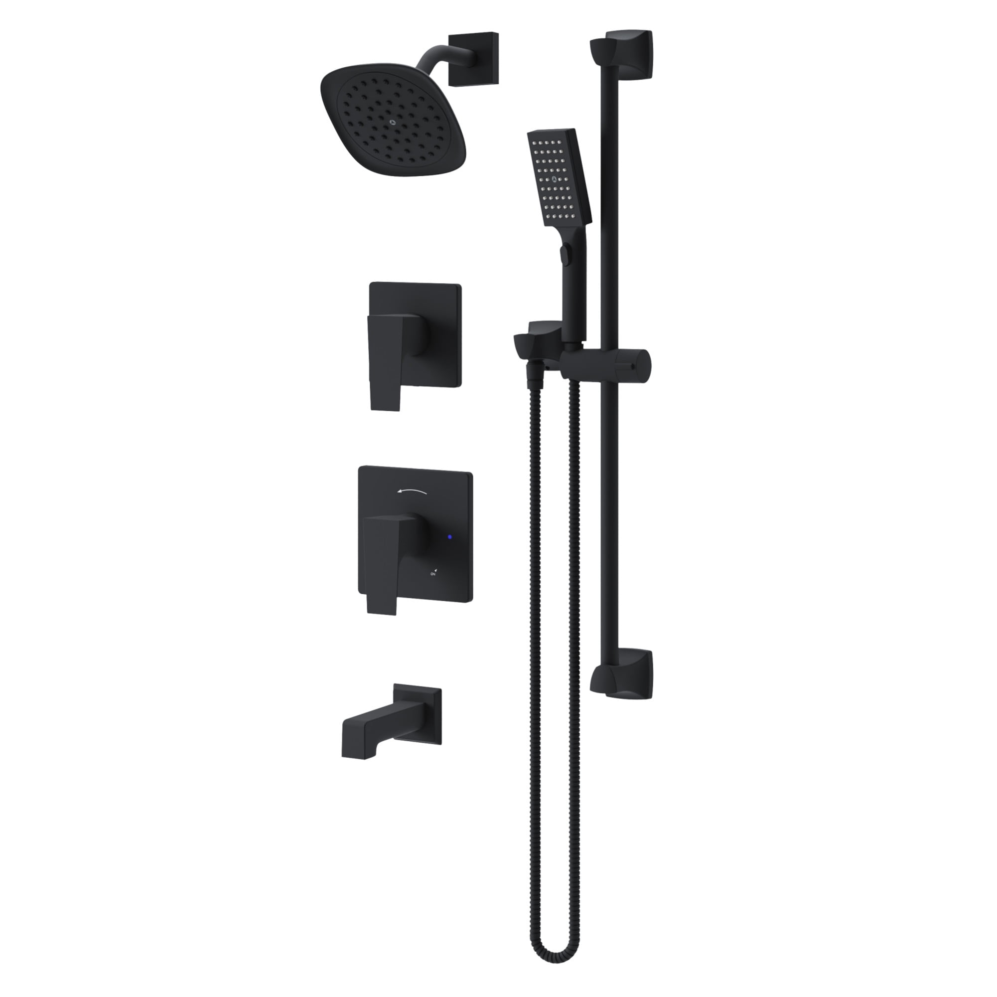 Symmons 499615Trm Verity Hydromersion Pressure Balanced Tub And Shower ...