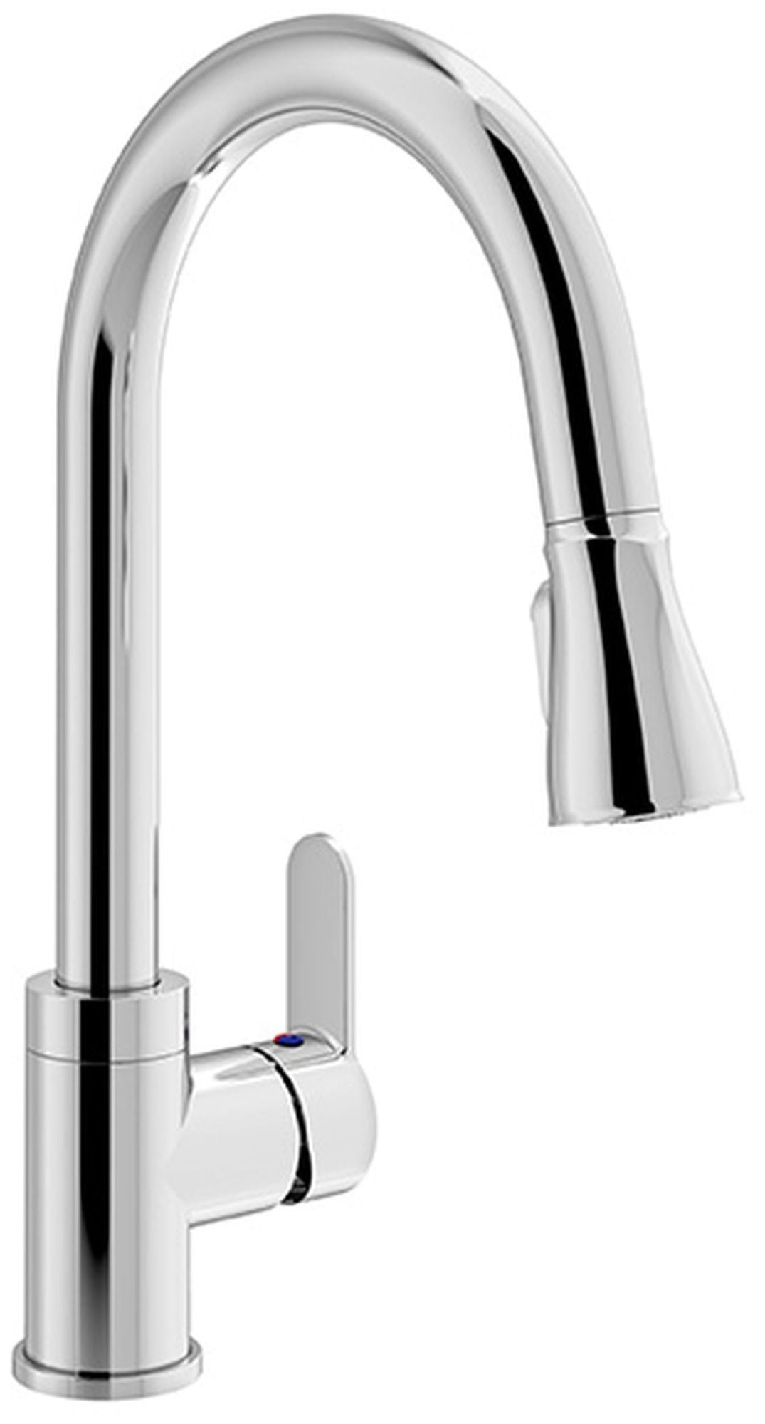Symmons Sk6710pd Identity 1.5 GPM Single Hole Pull Down Kitchen Faucet ...