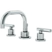 Commercial Commercial Two Handle Metering Slow-Close Bathroom Faucet in ...