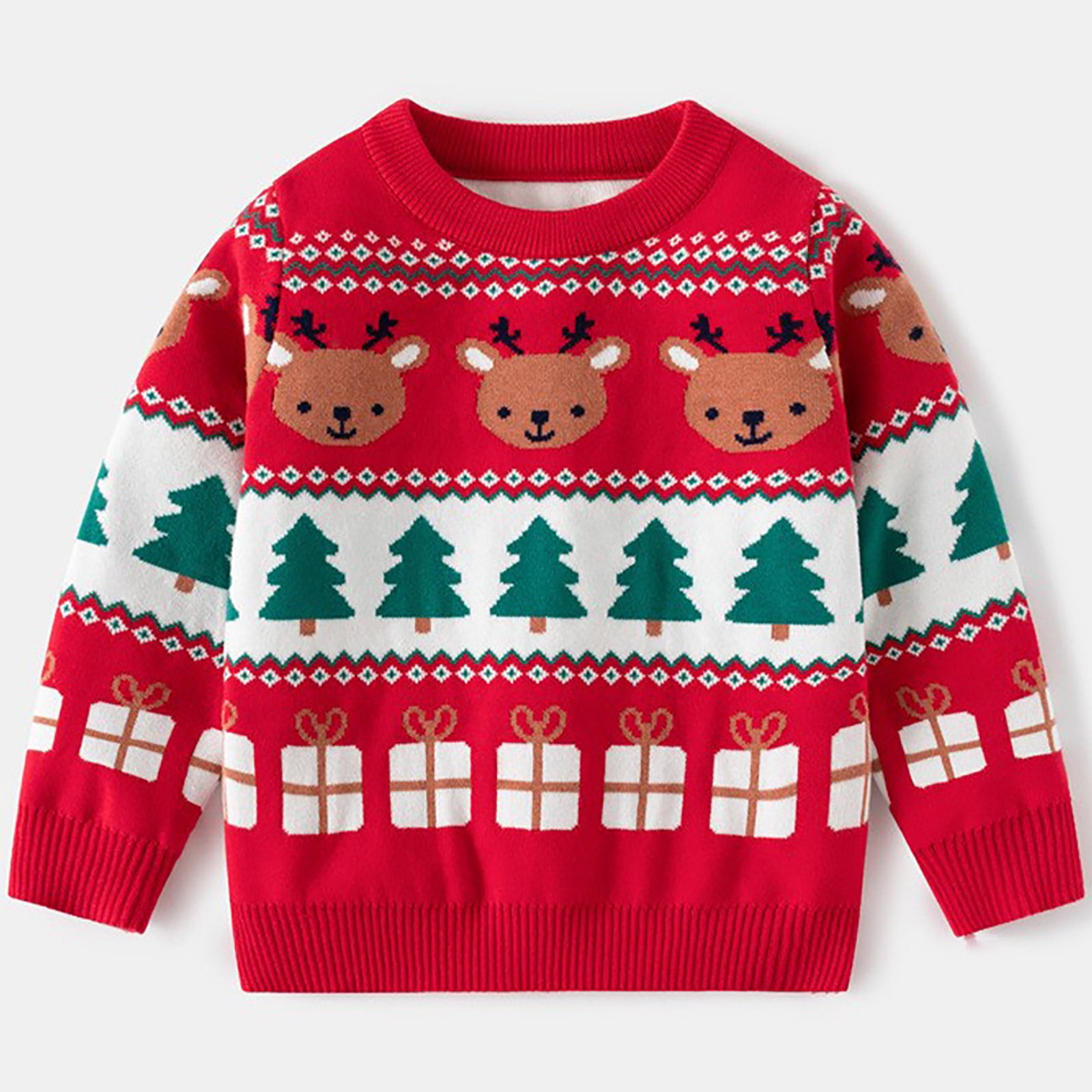 Symoid Christmas Sweaters for Toddler Girls,Kids Pullover Sweater ...