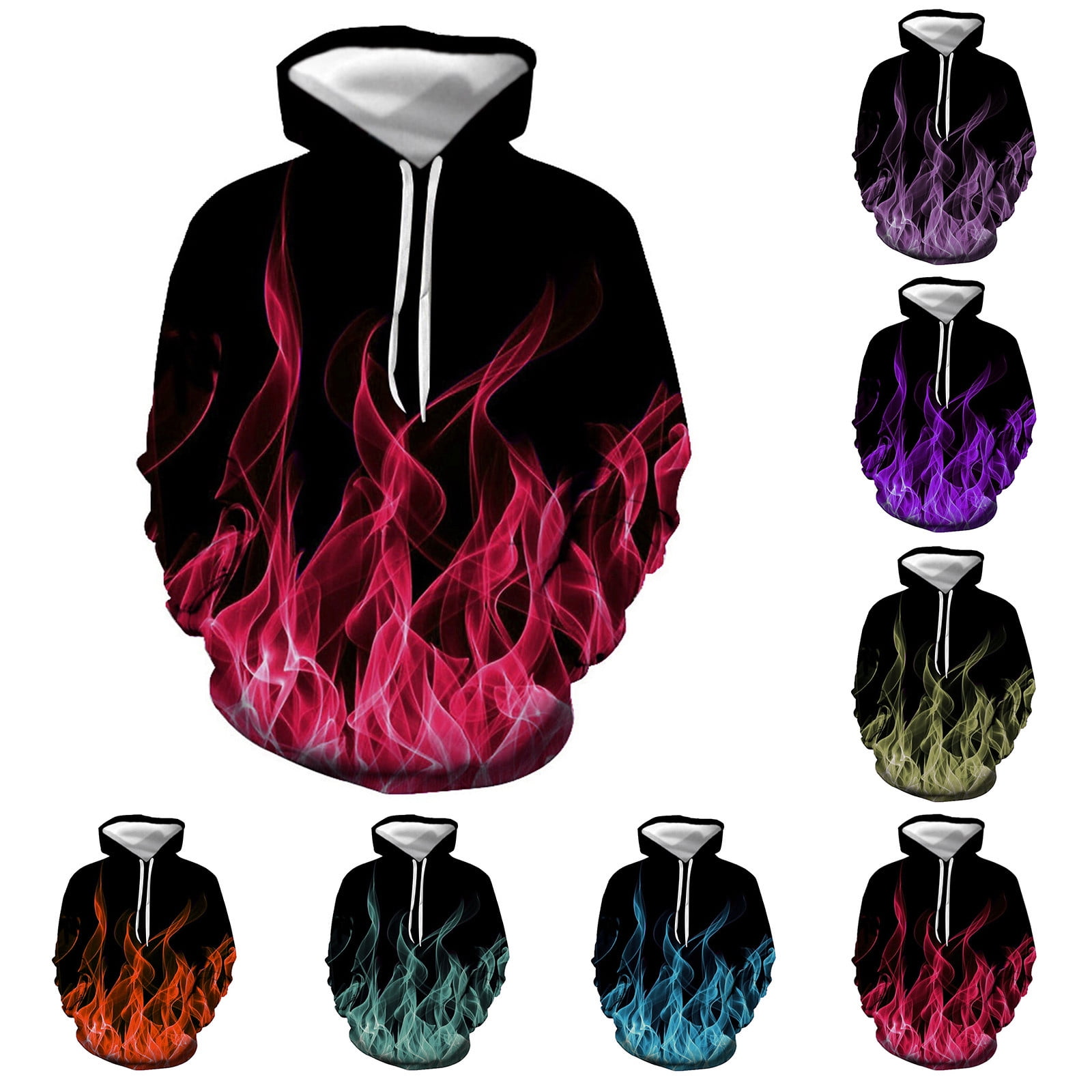 Symoid Graphic Sweatshirts for Men Mens Hoodies Pullover Jogger Sweat ...