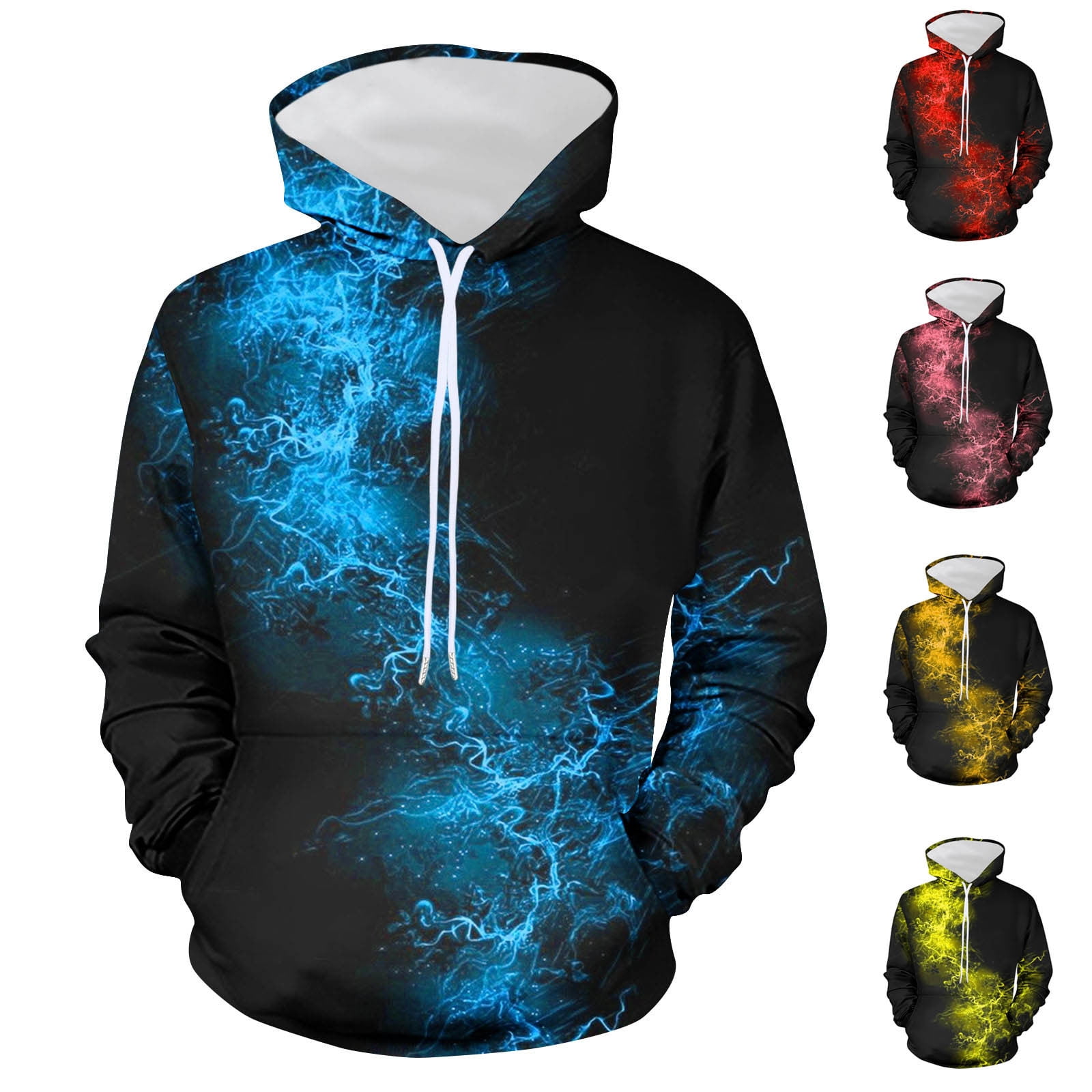 Symoid Mens Hoodies Graphic Big and Tall Sweatshirt Jogger Sweat Shirts ...