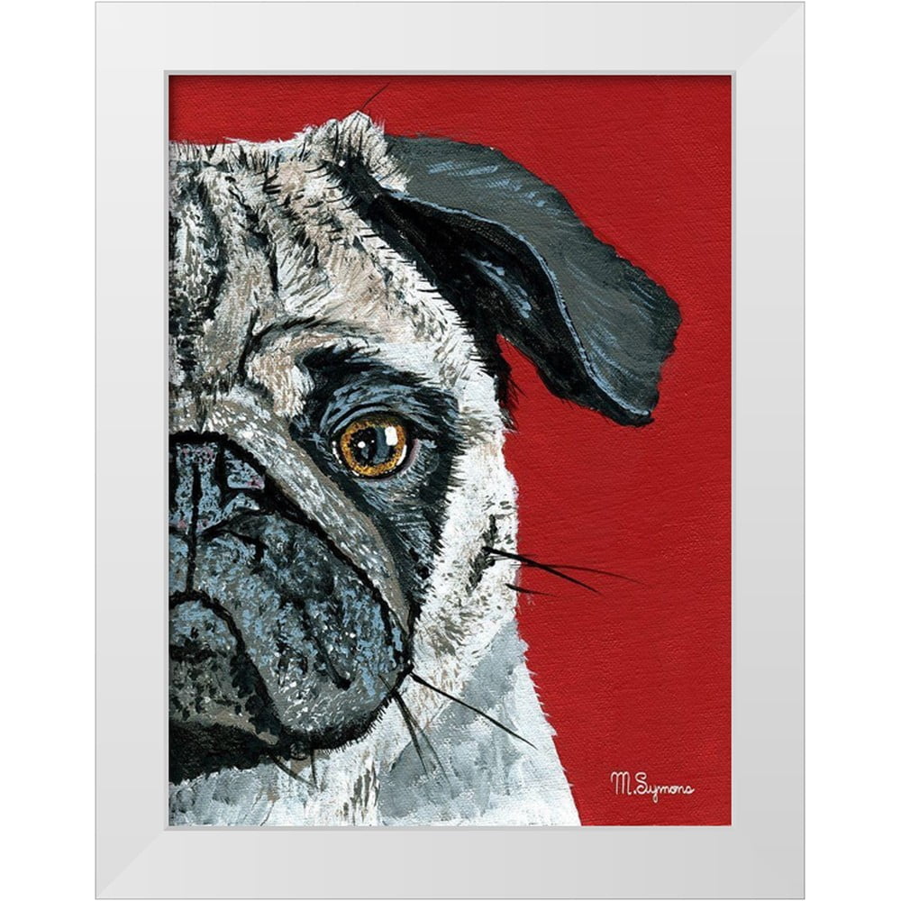 Symons, Melissa 19x24 White Modern Wood Framed Museum Art Print Titled ...