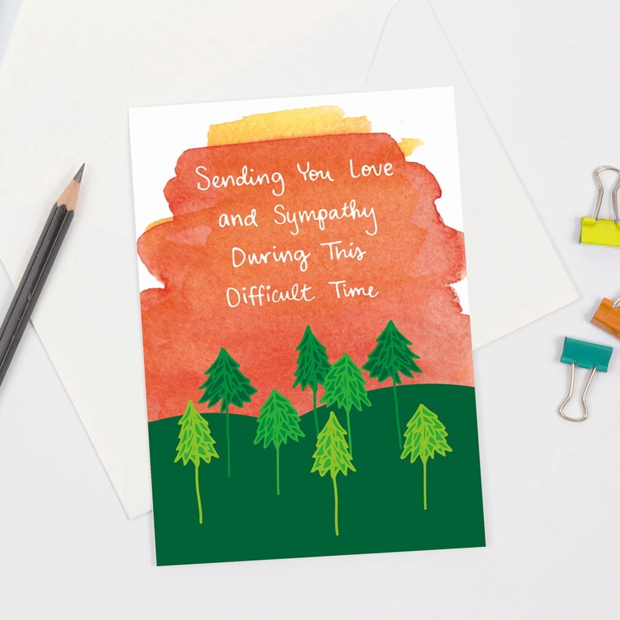 Sympathy Card – “Sending You Love and Sympathy During This Difficult ...