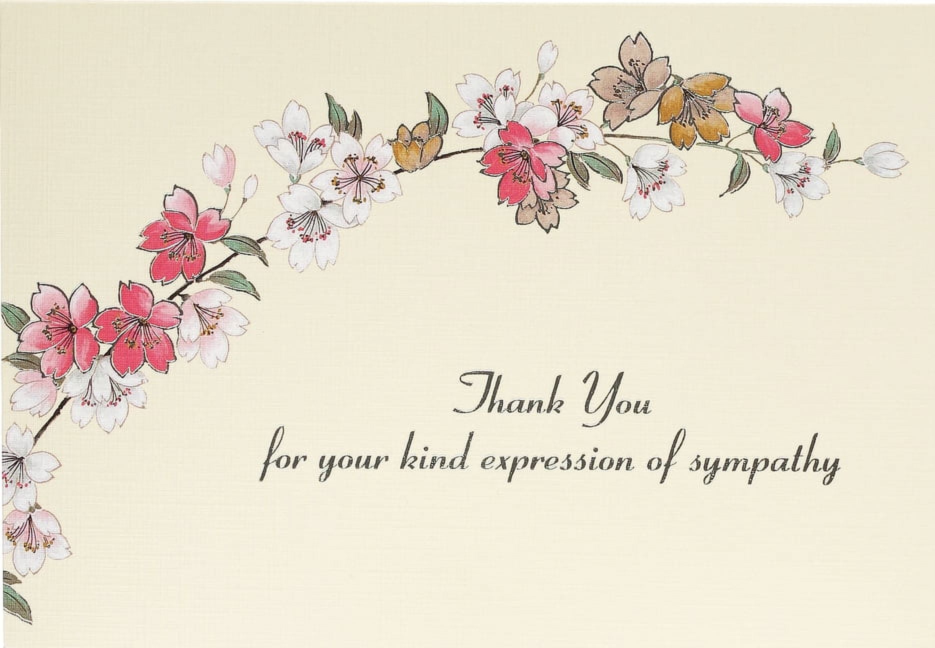 Sympathy Floral Thank You Notes (Stationery, Note Cards, Boxed Cards ...