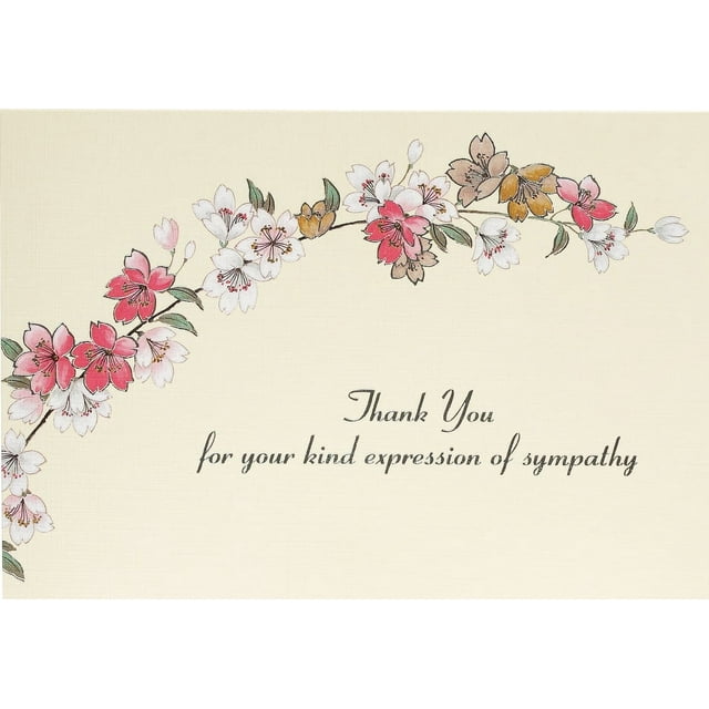 Sympathy Floral Thank You Notes (Stationery, Note Cards, Boxed Cards ...