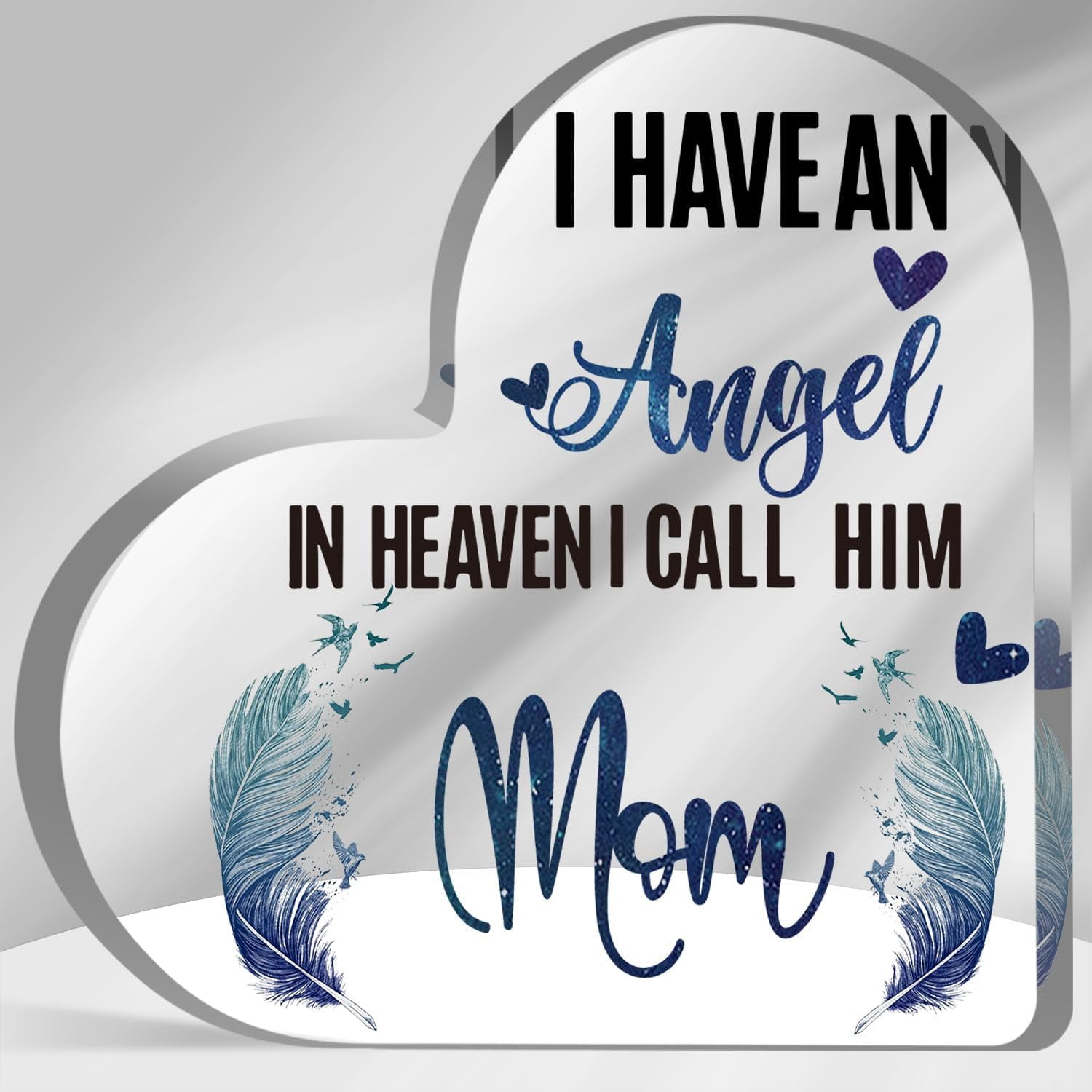 Sympathy Gift for Loss Loved One Mother Memorial I Have Angel Mom Sign ...