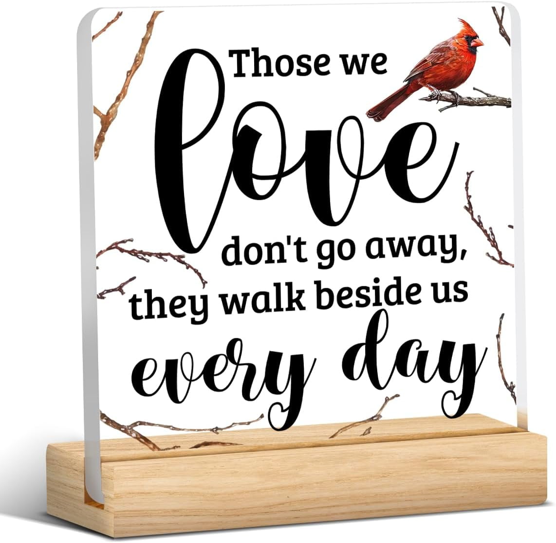 Sympathy Gift Memorial Acrylic Plaque Sign Present for Loss of Loved ...