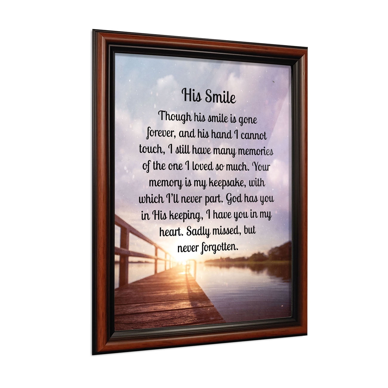Sympathy Gifts for Loss of Husband, Memorial Gift, His Smile In Memory ...