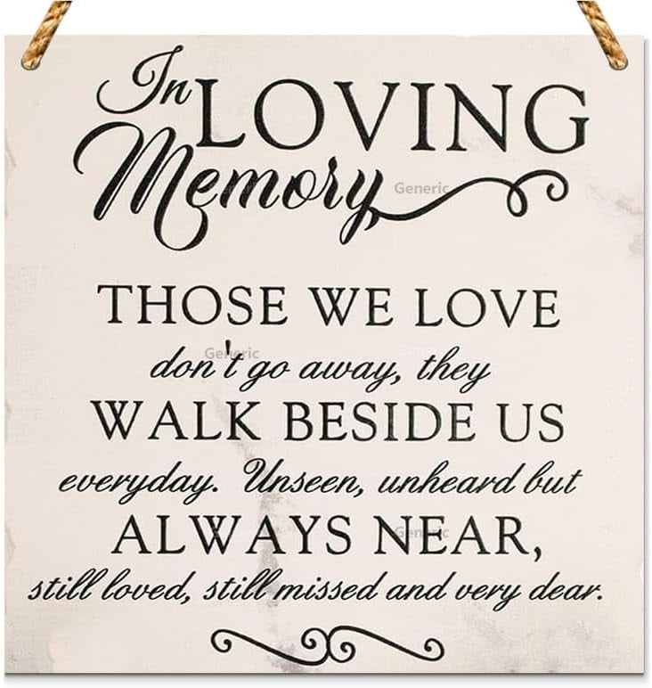 Sympathy Gifts for Loss of Loved One In Memory of Mother Father Plaque ...