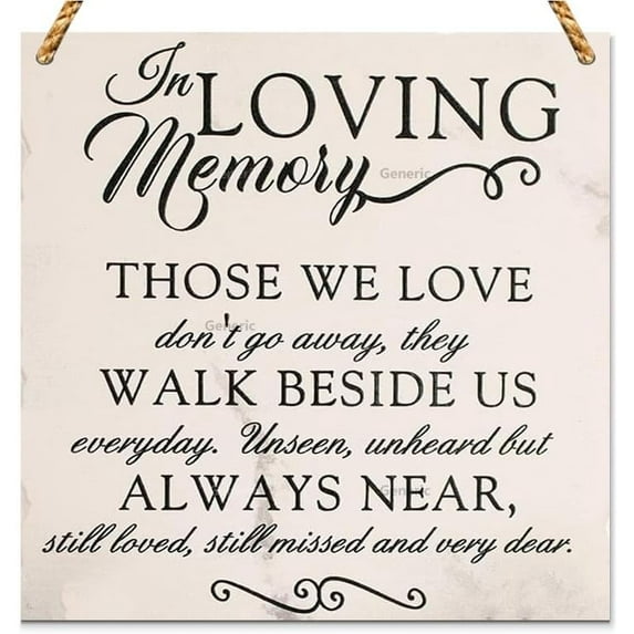 Sympathy Gifts for Loss of Loved One In Memory of Mother Father Plaque ...