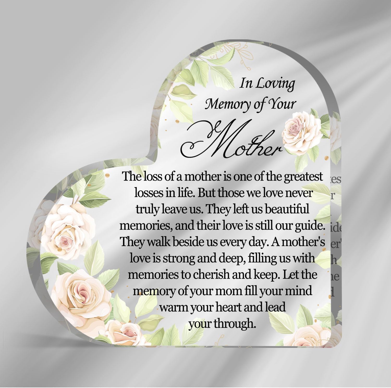 Sympathy Memorial Gift for Loss of Mother Mom Bereavement Remembrance ...