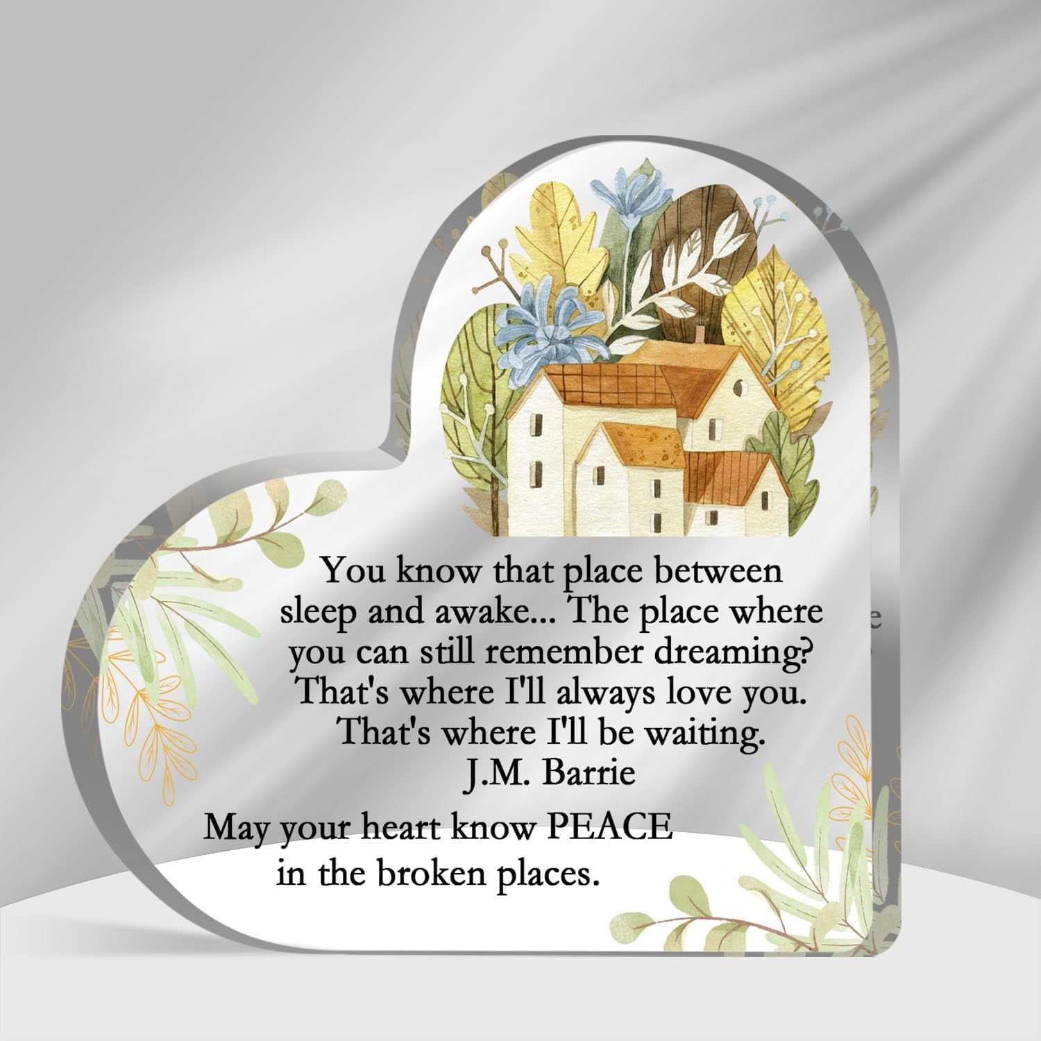 Sympathy Sign for Loss Loved One, Remembrance Condolence Paperweight ...