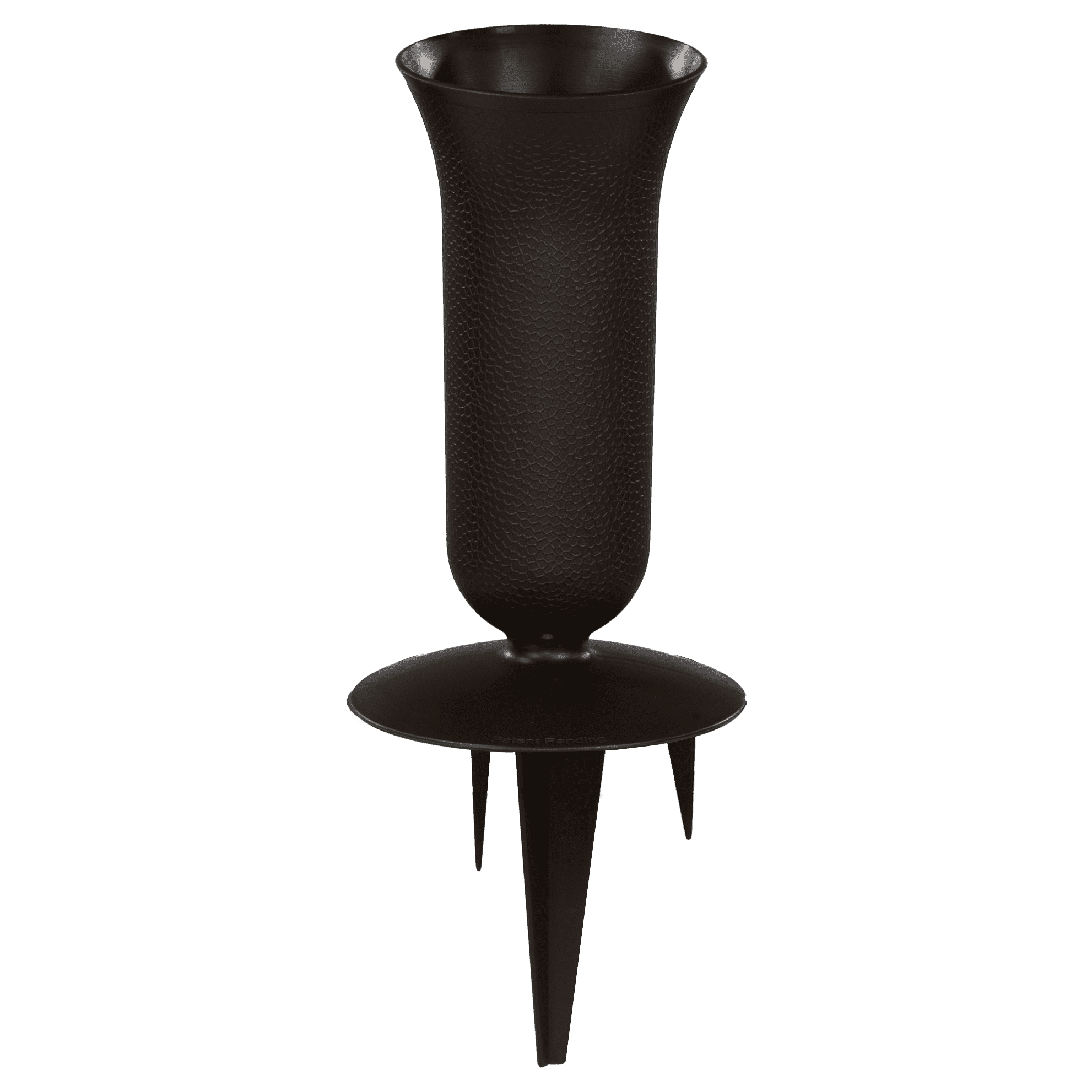 Sympathy Silks Durable Plastic Spike Cemetery Vase for Flowers ...