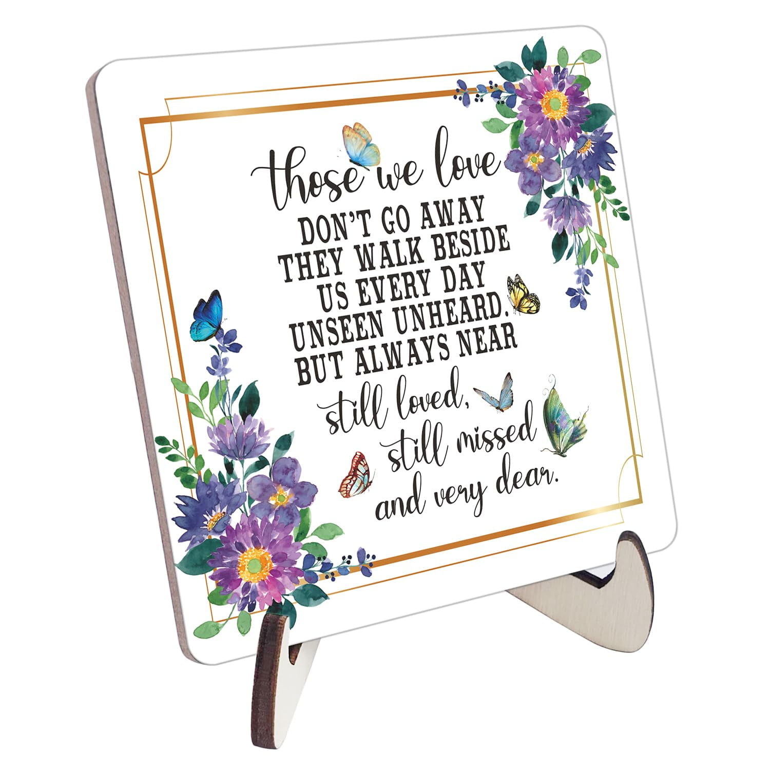 Sympathy Table Sign Decor, Keepsake ATT1Memorial Bereavement for Loss ...