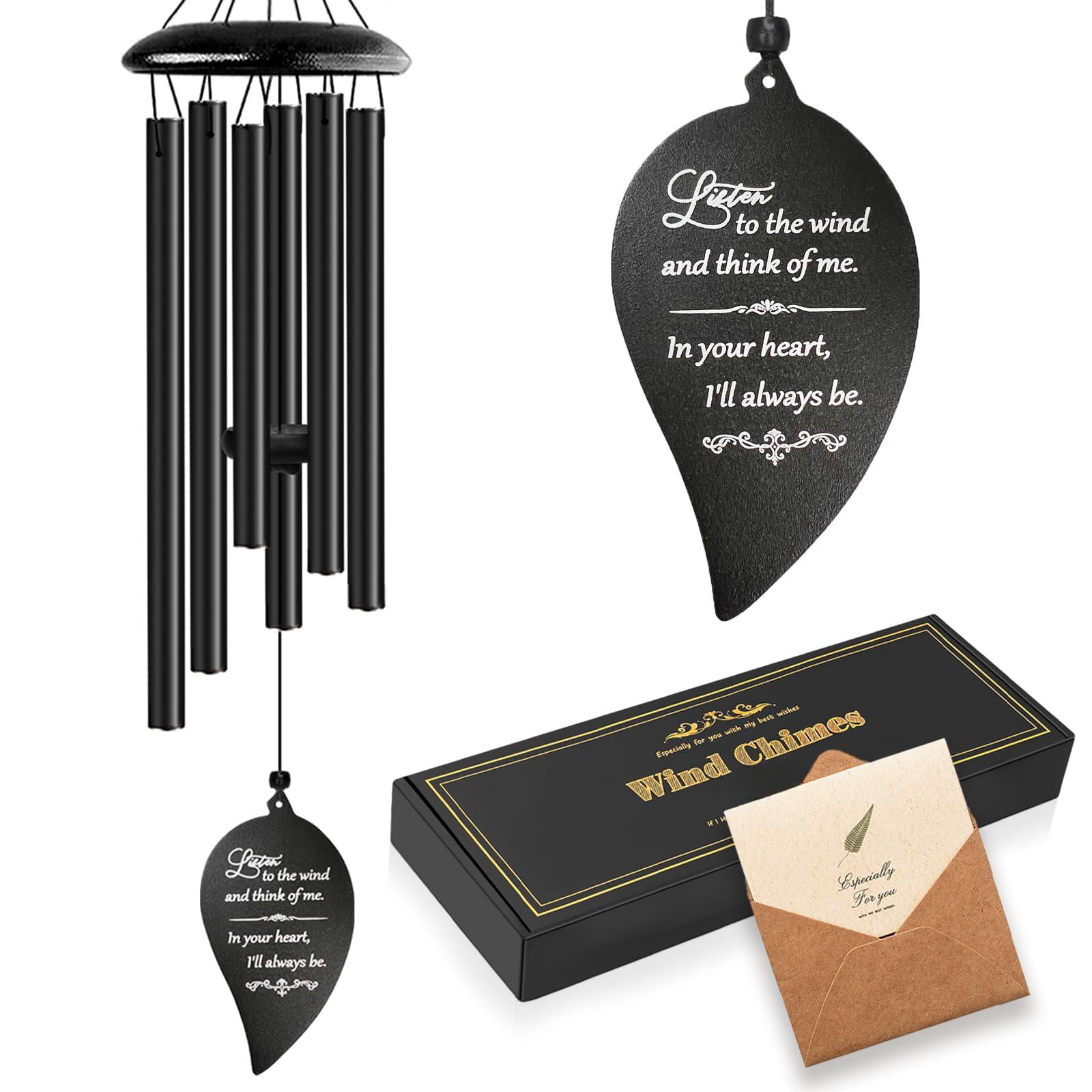 Sympathy Wind Chimes 32'' Memorial For Loss Of Loved One Mother Father ...