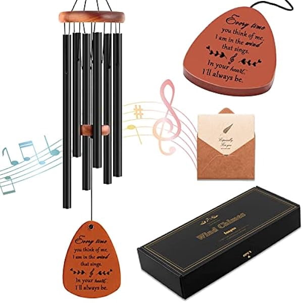 Sympathy Wind Chimes, Memorial Wind Chimes for Loss of Loved One ...