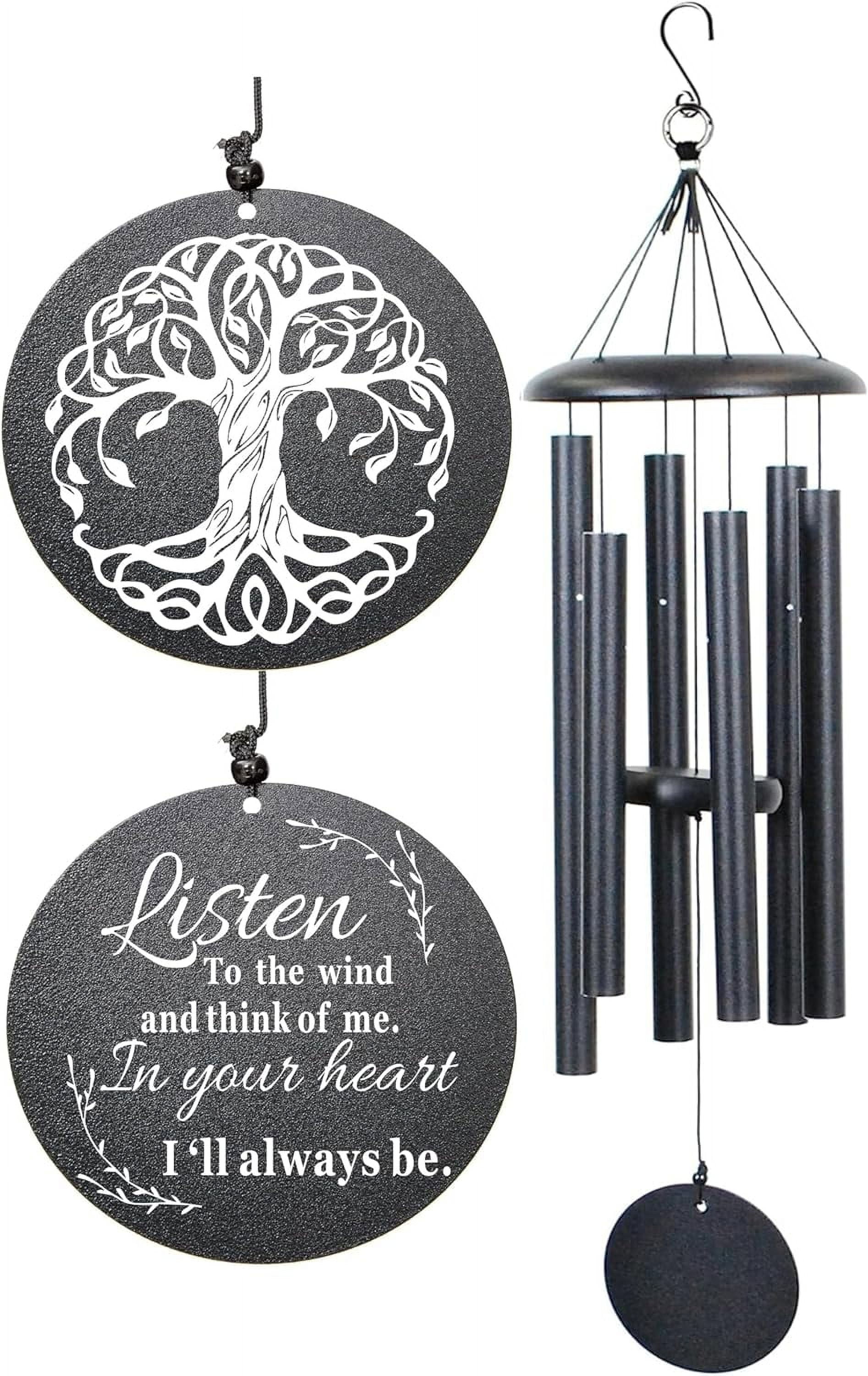 Sympathy Wind Chimes for Loss of Loved One, 40 Inch Memorial Windchimes ...