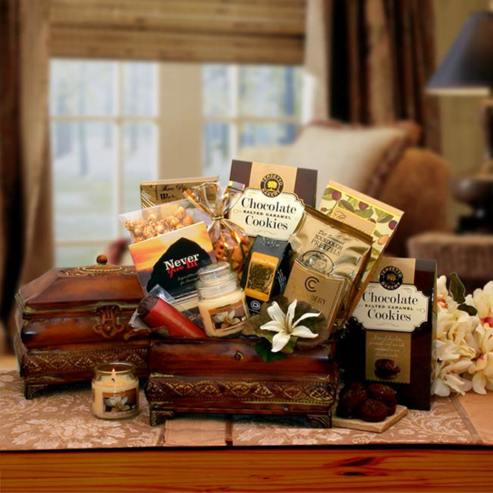 Sympathy & Condolence Gift Baskets - 12x12x8 in Our Sincere Condolences ...