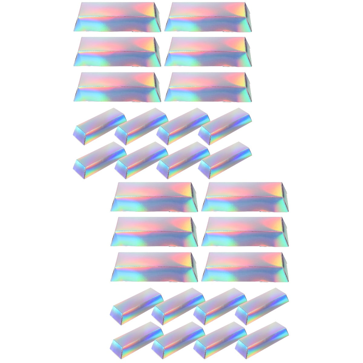 Symphony Gold Bar Paper Box Iridescent Gift Boxes Gable Candy Treat 48 ...