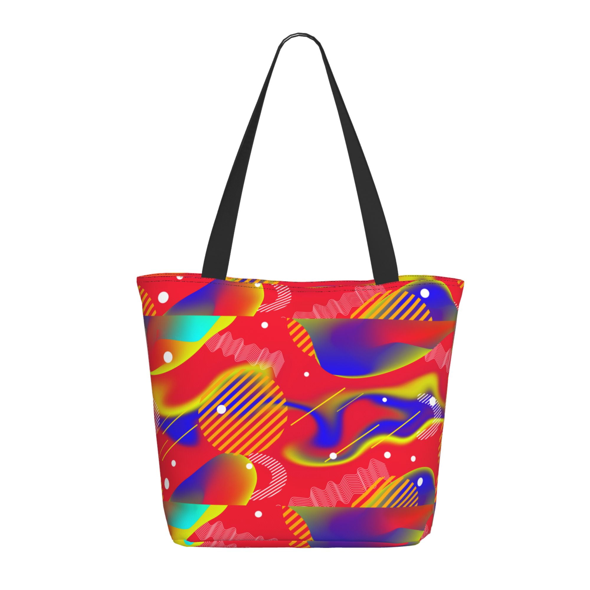 Symphony Gradient Fluid Background Bag Pattern For Women Gift Tote Bag ...