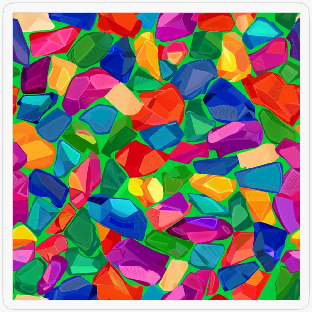 Symphony Of Vibrant Colors Sticker Kir-4508 - Walmart.com